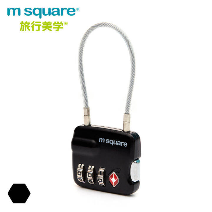 m square customs lock tsa combination lock lever luggage suitcase anti ...