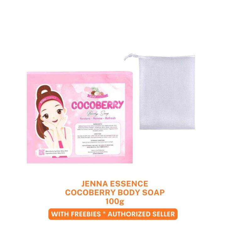 Cocoberry Soap Original by Jenna Essence Trial Pack Whitening Soap ...