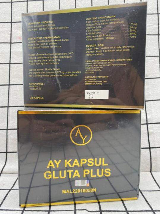 AY GLUTA PLUS KAPS | AY KULIT PUTIH SAMBIL SELIM MELIM ORIGINAL HQ | Lazada