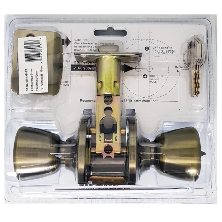 Raider Entrance Door Locks - Tubular - heavy duty 5601ss | Lazada PH