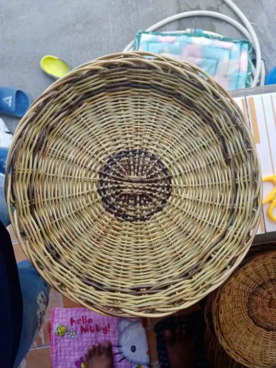 Rattan Plate Native Nito Plate Paper Plate Holder Nature Friendly ...