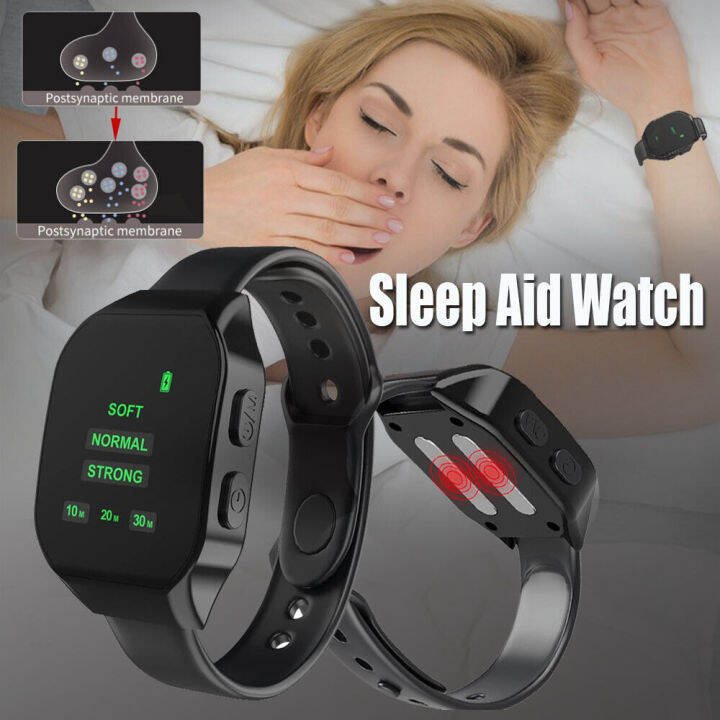Sleep Antianxiety Insomnia Hypnosis Device Aid Watch Microcurrent Pulse ...