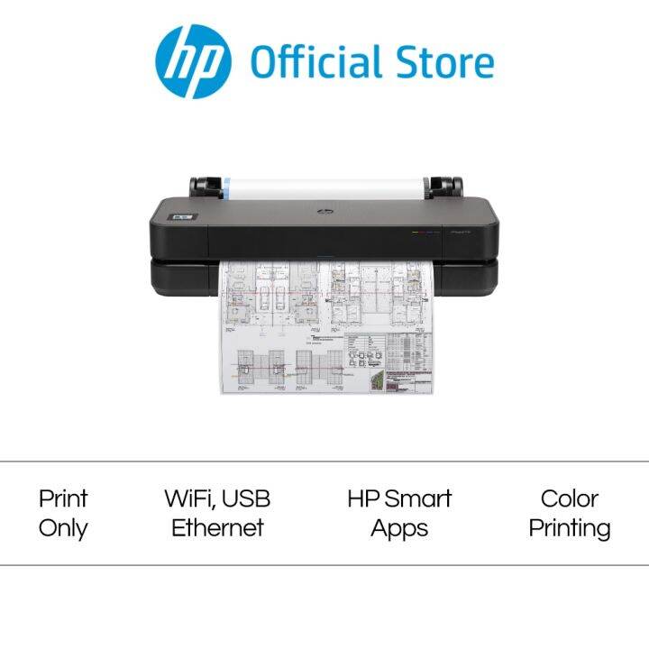 HP DesignJet T250 24 - Compact Large Format Tabletop Plotter Printer ...