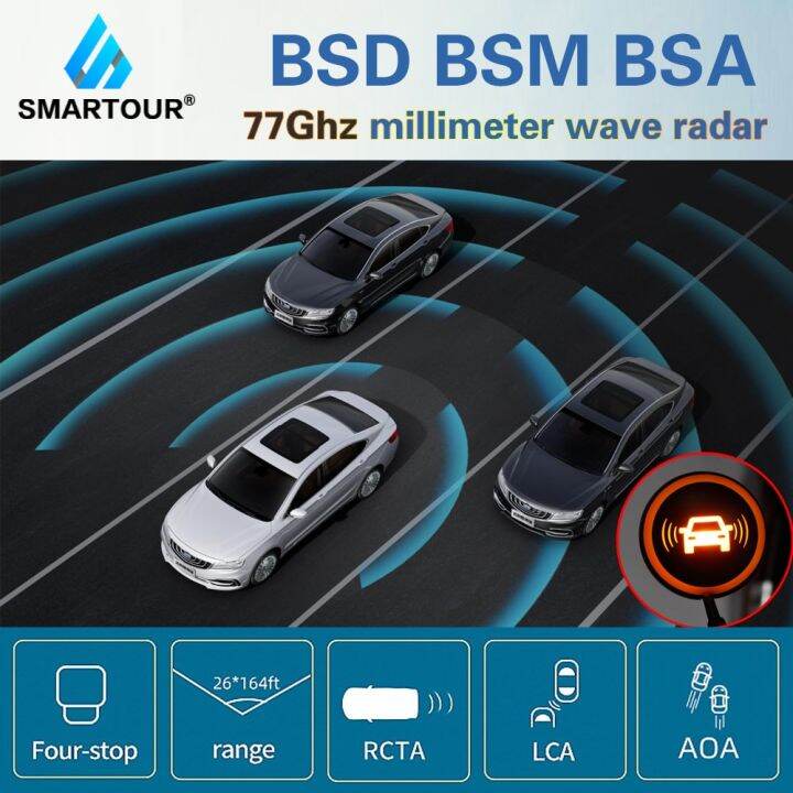Smartour 77Ghz Millimeter Wave Radar BSM BSD Blind Spot Detection ...