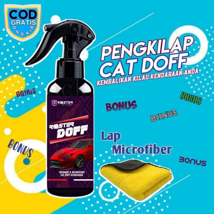 Pengkilap Body Motor Doff Mobil Doff Matte Doff 100ml Bonus Lap ...