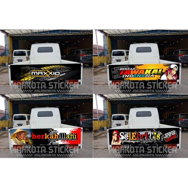 Stiker Printing Pintu Belakang Mobil Pick Up New Carry Grandmax L300 ...