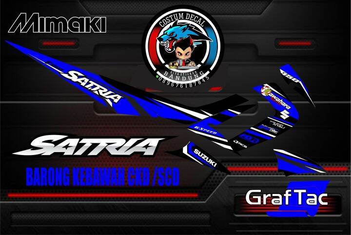 STRIPING STICKER SATRIA FU BARONG GRAFIS | Lazada Indonesia