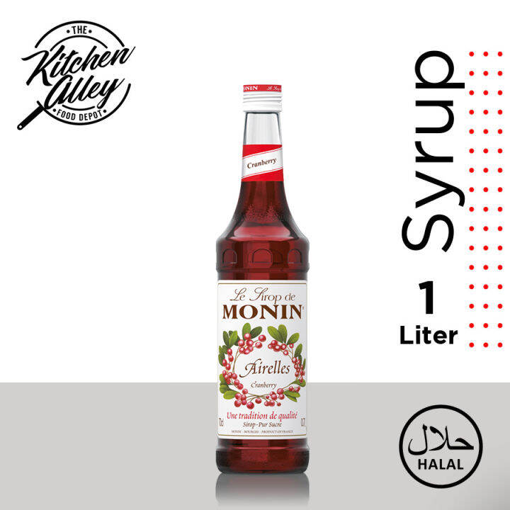 MONIN CRANBERRY SYRUP 1 Liter | Lazada PH