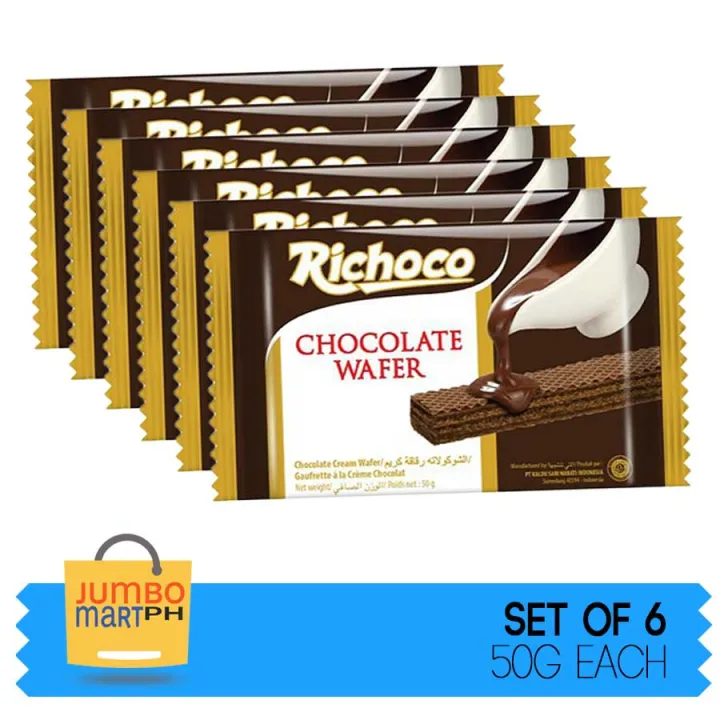 RICHOCO CHOCOLATE WAFER 50G / SET OF 6 | Lazada PH