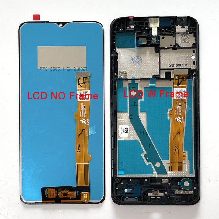 Original For TCL 10 SE LCD 20 SE T671H Display Frame+Touch Screen Panel ...