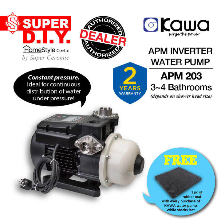KAWA APM 203 Inverter Water Pump | Lazada