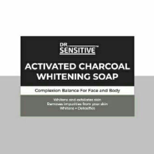 Dr. Sensitive whitening soap activated charcoal 120g | Lazada PH