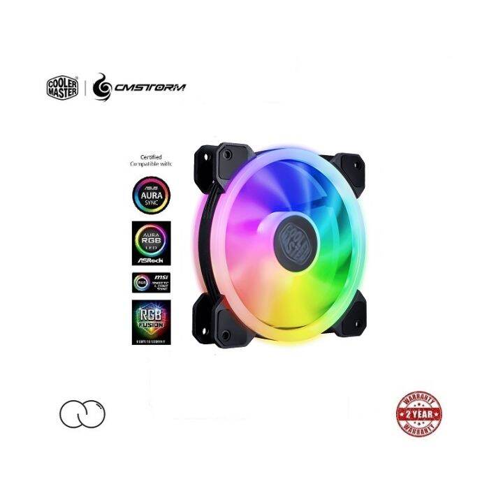 COOLER MASTER MASTERFAN MF120 S3 12cm 4 Pin PWM ARGB Casing Fan / 120mm ...