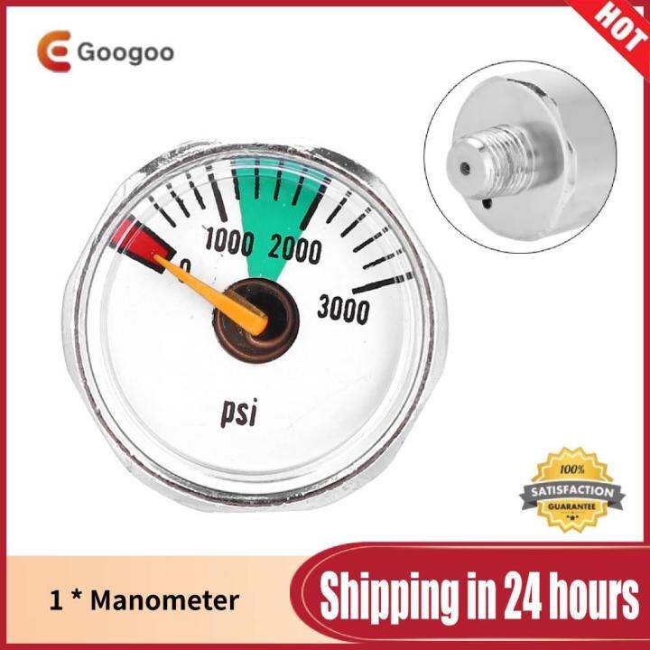 【Hot sale】Googoostore 3000psi & 5000psi 1/8NPT Micro Mini Gauge ...