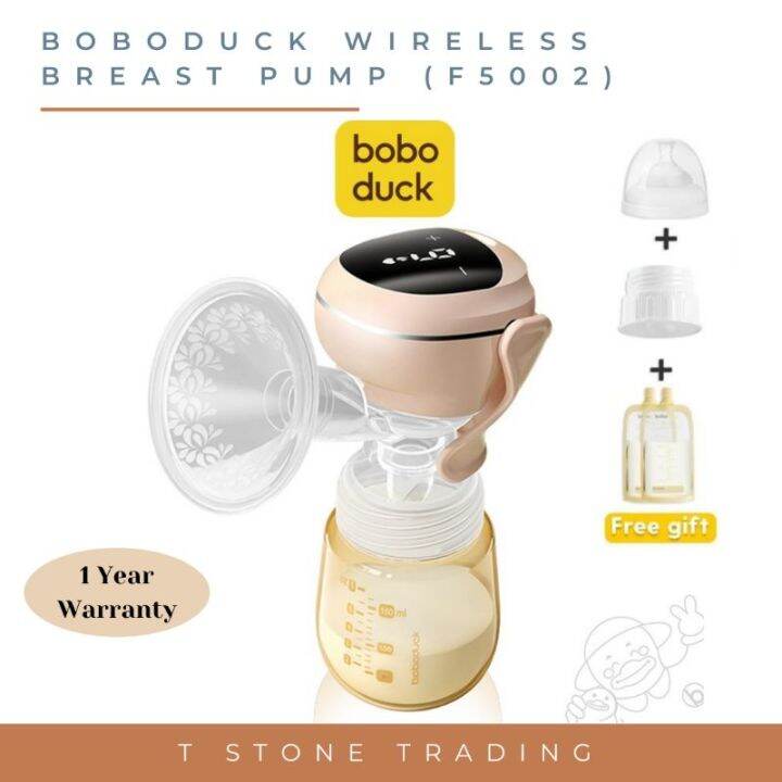 [READY STOCK] Boboduck Belle Wireless Portable Electric Breast Pump ...