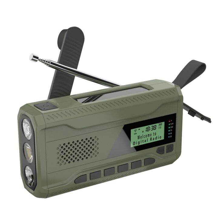 DAB/FM Bluetooth Radio Outdoor Emergency Radio 4500Mah Battery Radio ...