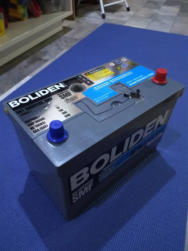 แบตเตอรี่ Boliden SVT 108M110L/R SMF 110 Ah CCA940 ขนาด 30x17.5x22.5 ...
