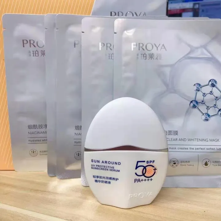 Unpacking Proya Feather Sunscreen spf50 White Fat Essence Isolation ...