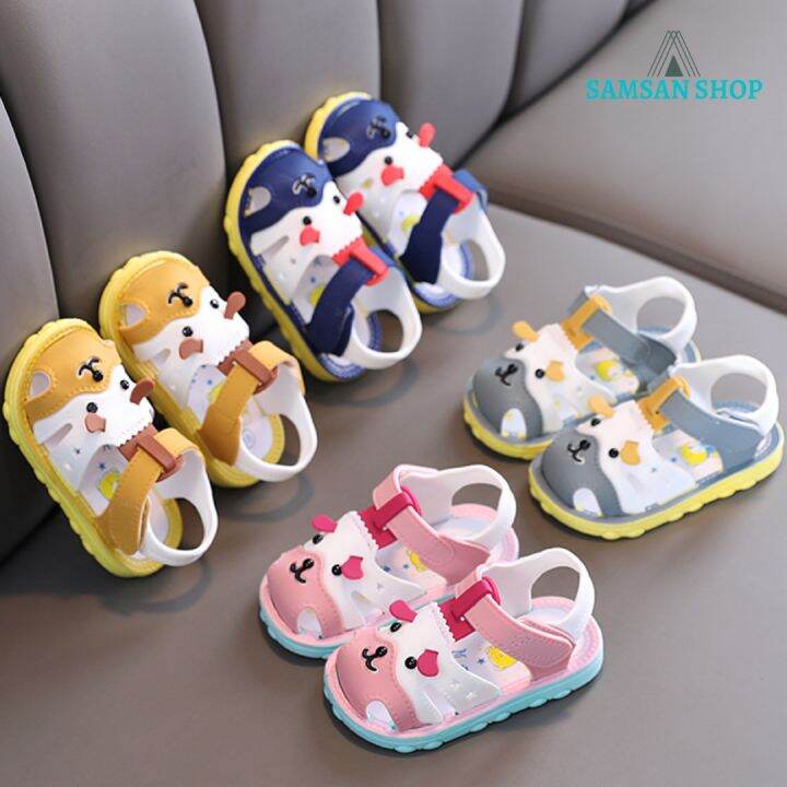 Sepatu Sandal Bayi Anti Slip Import Prewalker Unisex Laki-laki dan ...