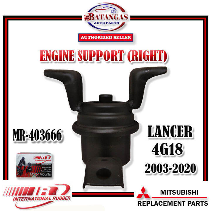 Engine Support (RIGHT) for Mitsubishi Lancer 4G18 (2003-2020) MR-403666 ...