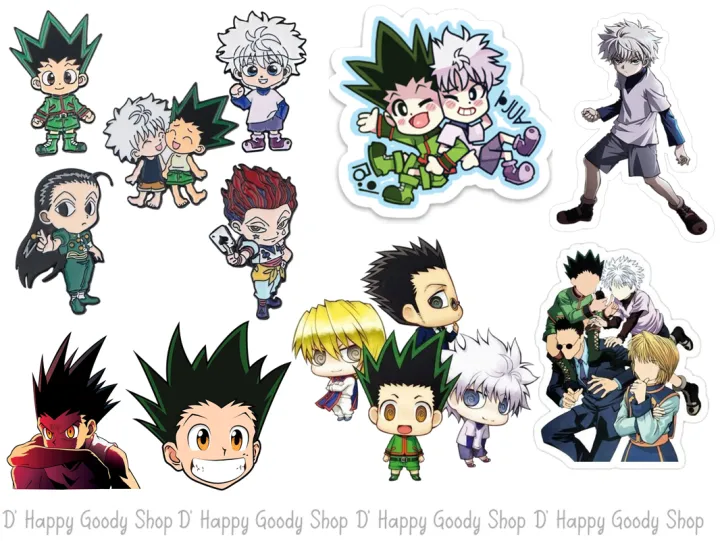 ANIME STICKER FOR LAPTOP - HUNTER X HUNTER - VINYL STICKER - LARGE SIZE ...