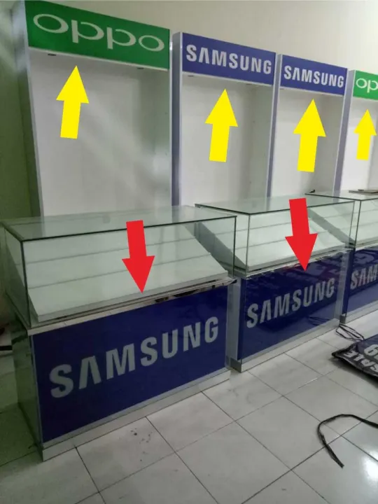 STIKER VINYL LOGO ETALASE TOKO, KONTER HP | Lazada Indonesia