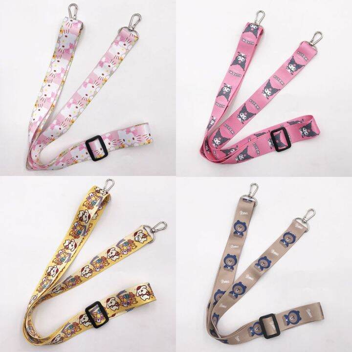 Sanrio Hellokittyed Kuromi Cinnamonroll Pompom Purin Shoulder Strap Cup ...