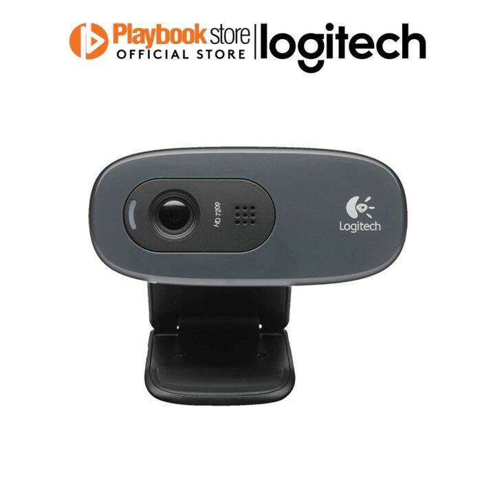 Logitech C270 HD 720P/30Fps Built-In Mic USB-A Webcam (Black) | Lazada PH