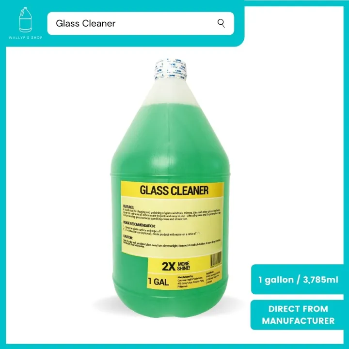 Glass Cleaner 1 gallon or 3.7 Liters | Lazada PH