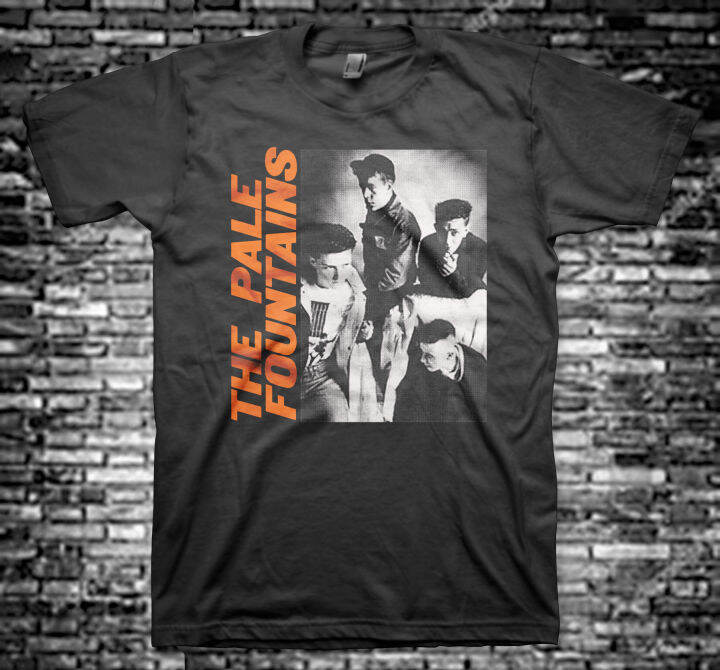 THE PALE FOUNTAINS - Men and Women New Wave Band Shirt Rock Band Shirt ...