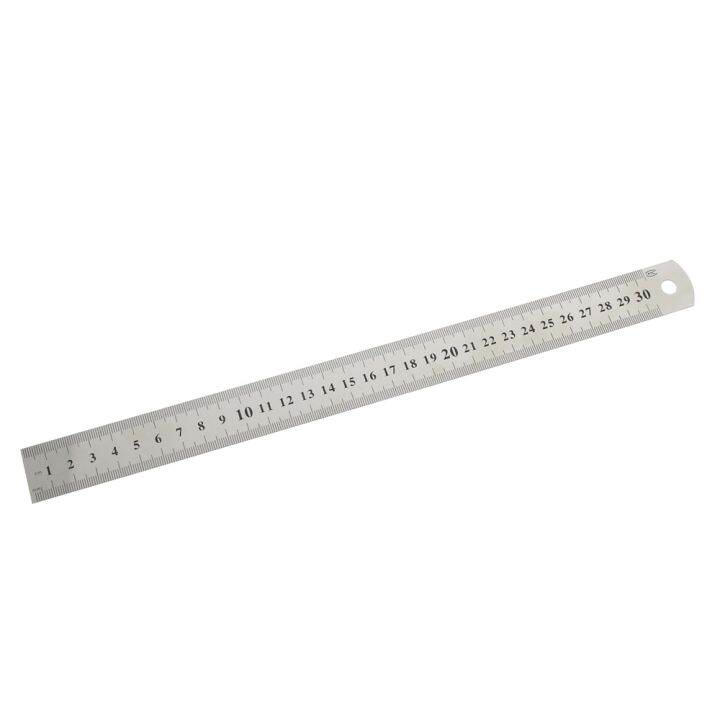 1 Pc Stainless Steel Metal Ruler Metric Rule Precision Double Sided ...