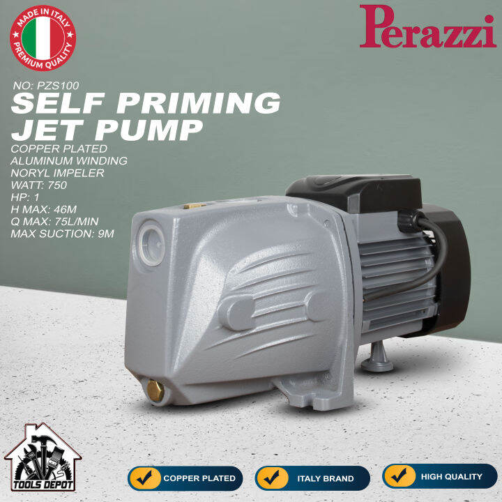 PERAZZI ITALY PZS100 SELF PRIMING JET PUMP | Lazada PH