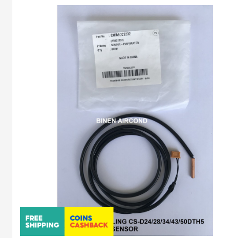 Panasonic ceiling air conditioning CS-D24/28/34/43/50DTH5 coil sensor ...