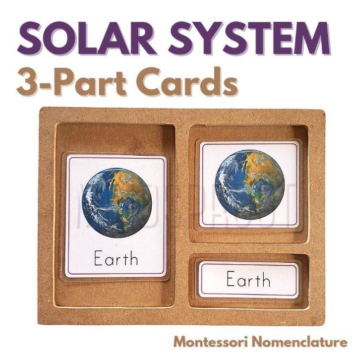 ASTRONOMY (Solar System & Planets) Montessori Nomenclature | Three Part ...