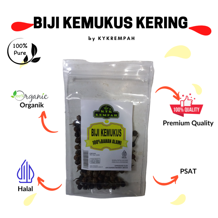 Biji KEMUKUS 10gr Piper Cubeba Lada Jawa Rinu Herbal | Lazada Indonesia