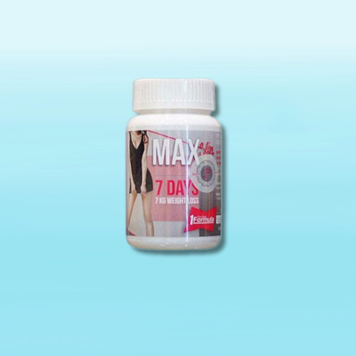 Max Slim 7 Days Diet Slimming Capsule from Thailand With QR Code, 30 ...
