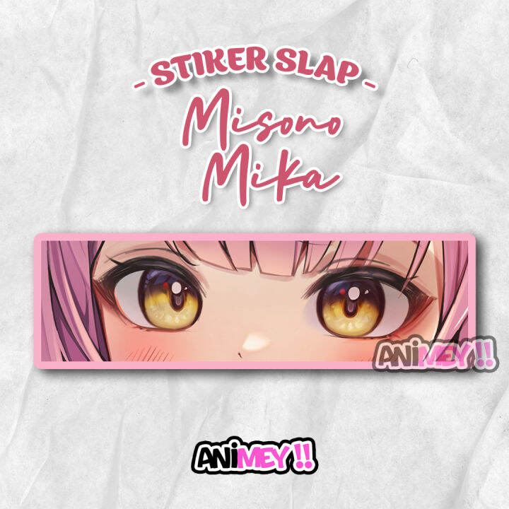 Stiker Slap Misono Mika / Sticker Slap Anime Waterproof | Lazada Indonesia