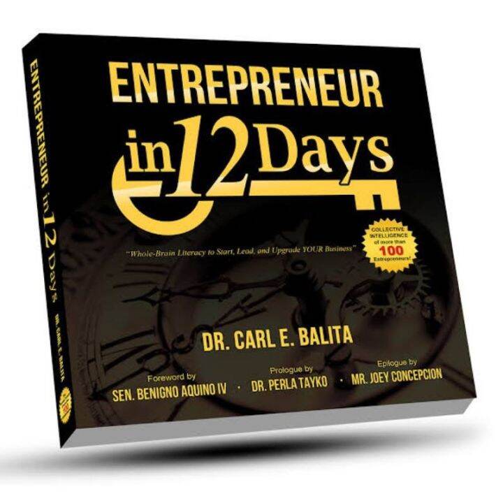 book ENTREPRENEUR IN 12 DAYS BY DR. CARL E. BALITA | Lazada PH