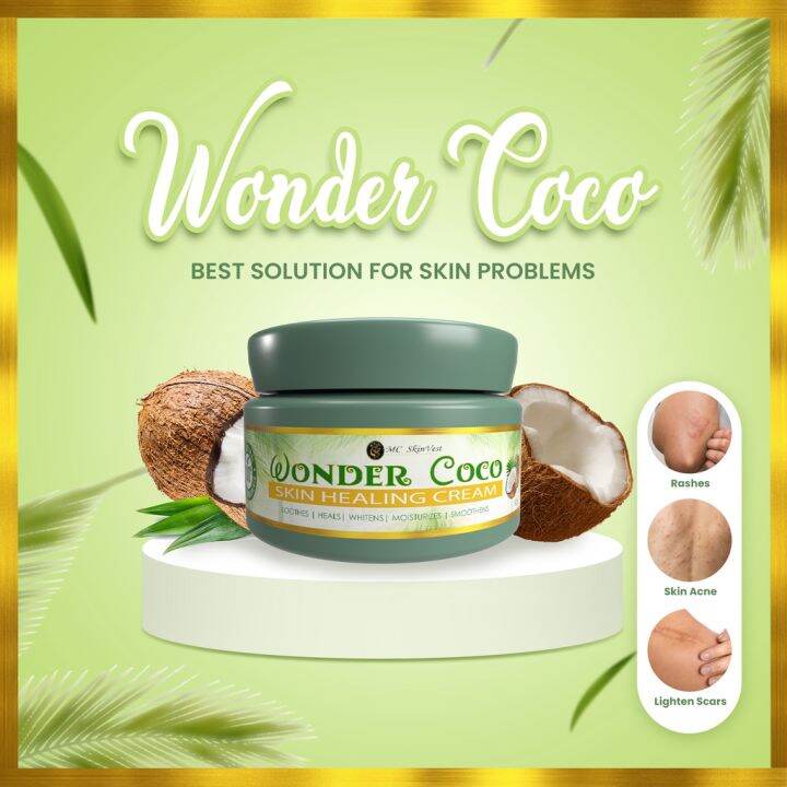 Original Wonder Coco Skin Healing Cream 50g good for skin complications ...
