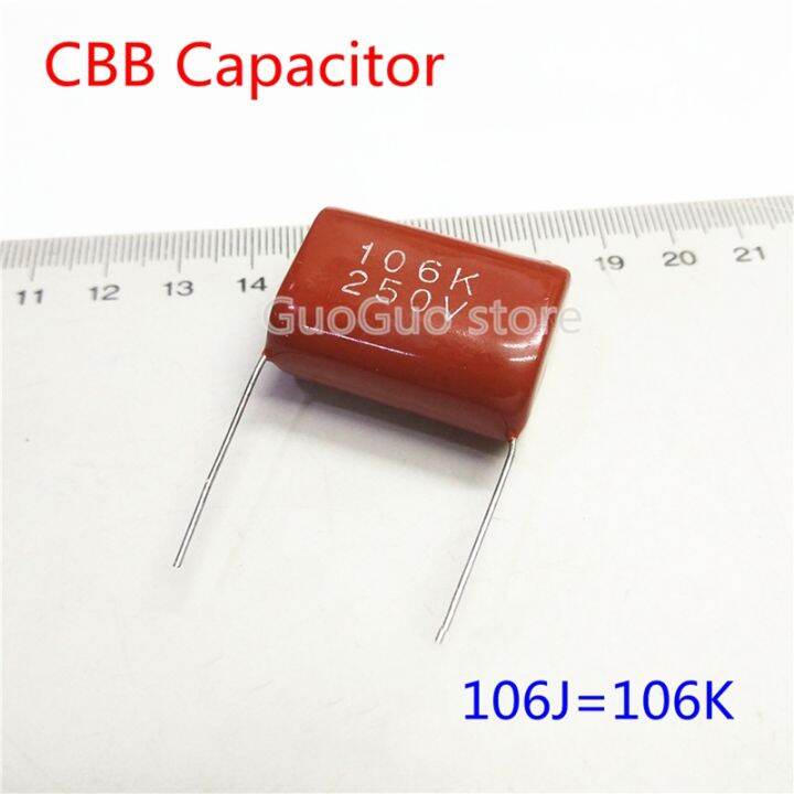 4Pcs CBB Capacitor 106J 106K 250V CBB21 CBB22 Metallized Polypropylene ...