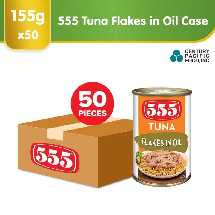555 Tuna Flakes in Oil 155g Pack of 50 | Lazada PH