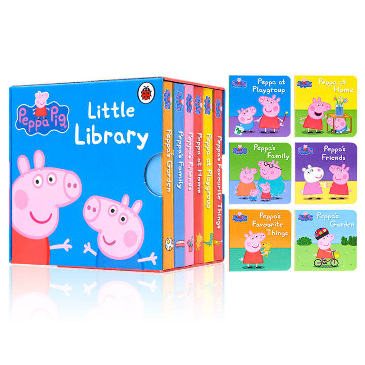 Peppa pig library 6 volumes, hand cartons, Book Ritual boxes, original ...