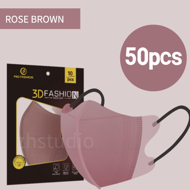 【Fiio Fashion】3D Face Mask Nanofiber Filter Face Mask KF94 Mask Medical ...