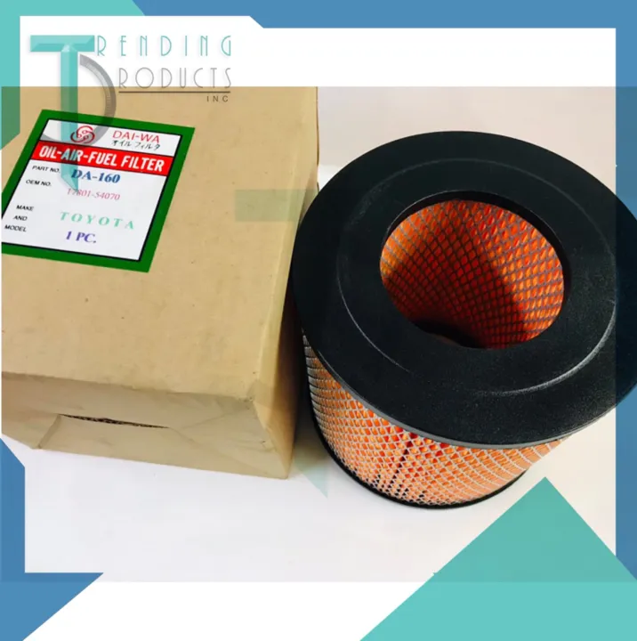 Daiwa Air Filter DA 160 for Toyota Revo (Gas) Toyota Tamaraw FX (17801 ...