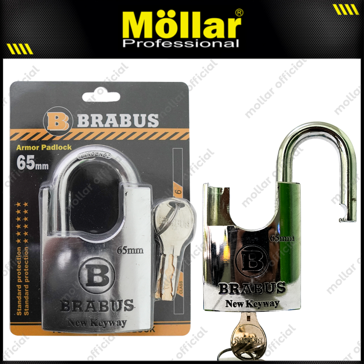 BRABUS Keyway Gembok Jaket 65 mm Jumbo Kunci Pagar Rumah Toko Padlock | Lazada Indonesia
