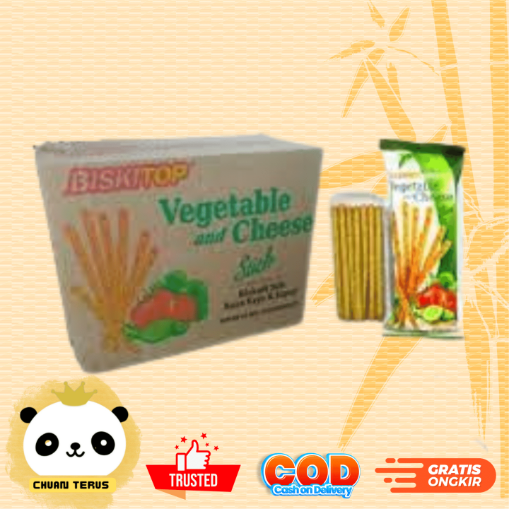 BISKITOP - (1 DUS) VEGETABLE STICK,SESAME STICK,GINGER MILK,CURRY STICK ...