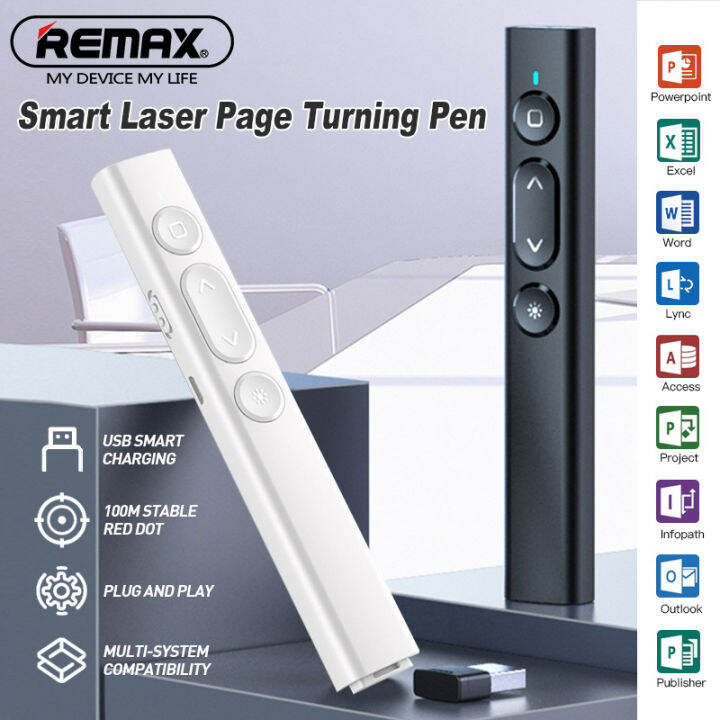 Remax Wireless Presenter Laser Pointer With Remote Control Infrared Pen ...