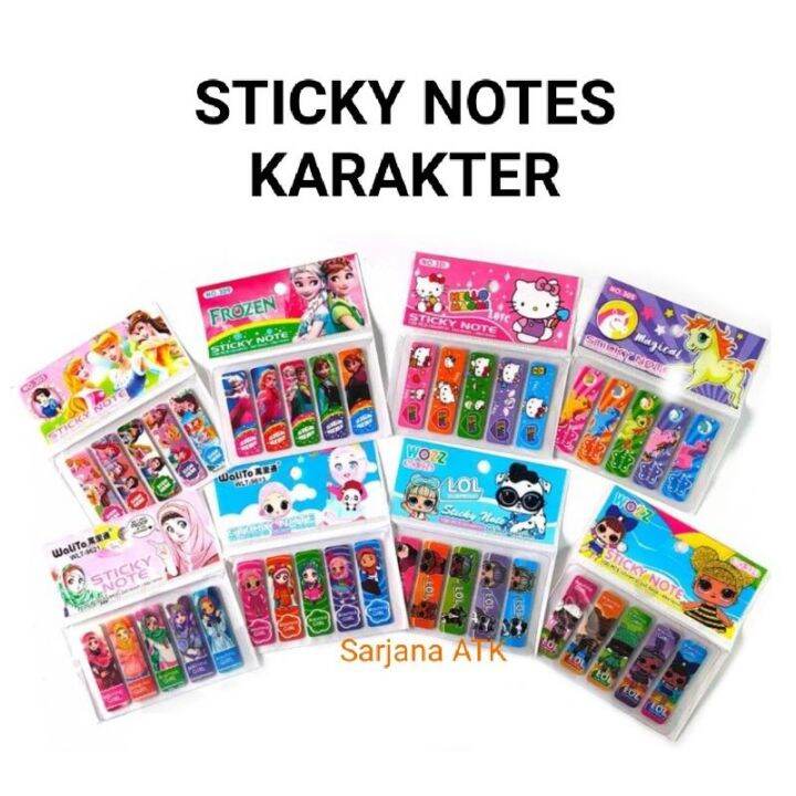 Sticky Note / Memo Stik Plastik Karakter BTS | Lazada Indonesia