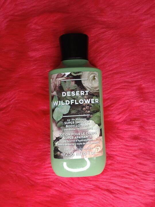 Desert Wildflower Bath And Body Works Lotion Original With Barcode Tag