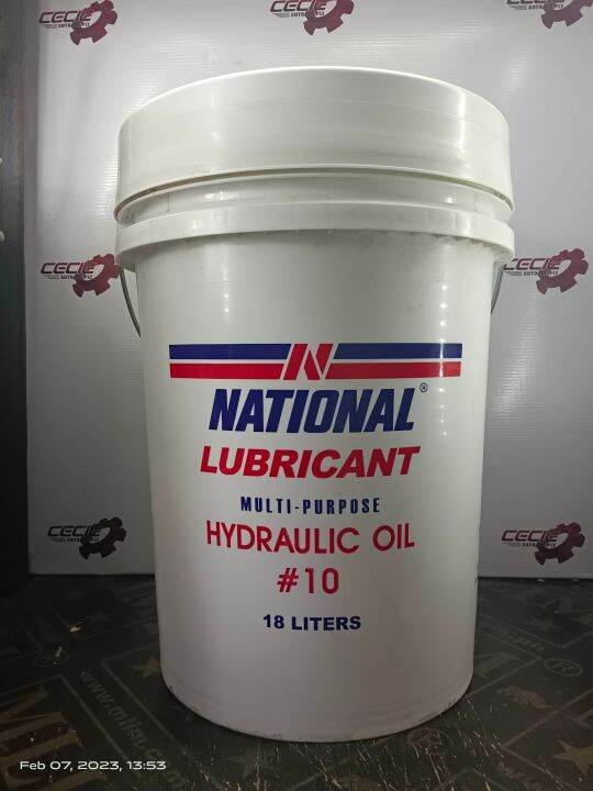 National Hydraulic Oil 10 Multi-Purpose 18 Liters 1 Pail | Lazada PH